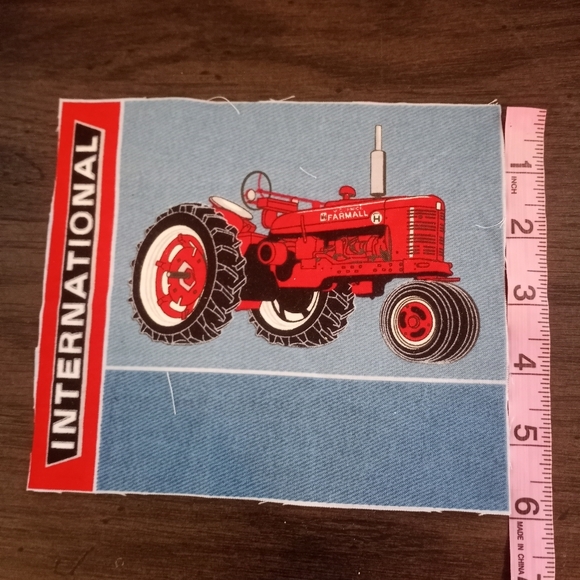 Office | Case Ih International Farmall Red Tractor Fabric Panel Lot Of ...